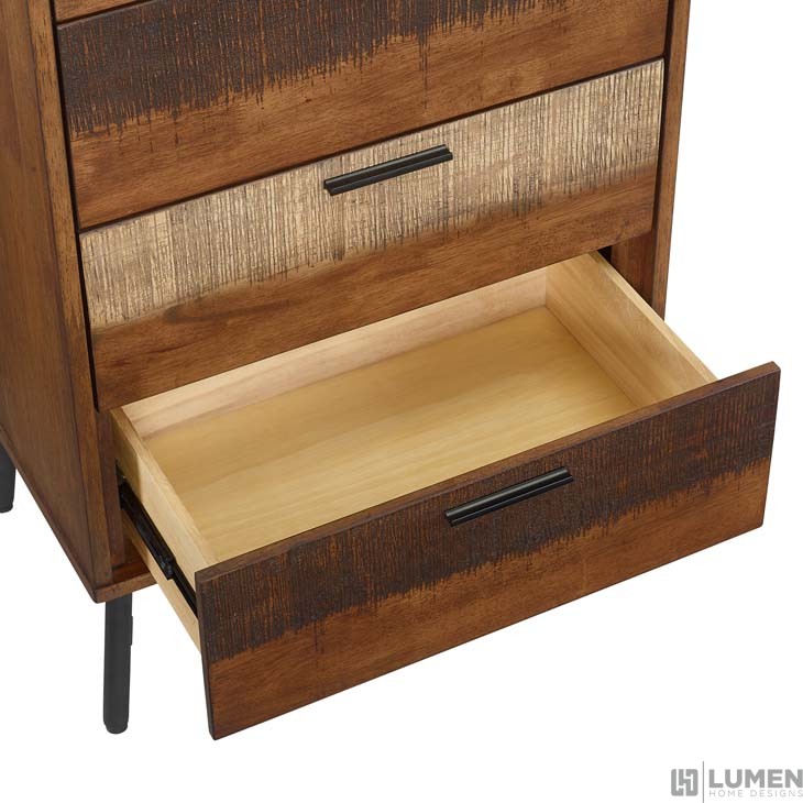 ARWEN RUSTIC WOOD CHEST IN WALNUT